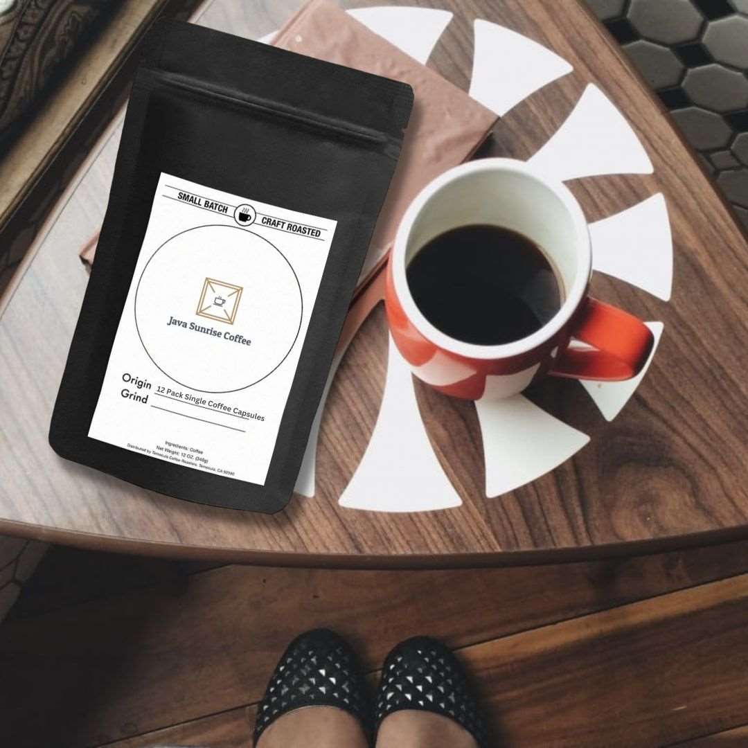 12 Pack Single Serve Coffee Capsules - Java Sunrise Coffee